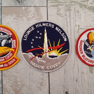 Set of Three Space Shuttle Patches STS-8 1983, STS-51-G 1985, STS-26 ...