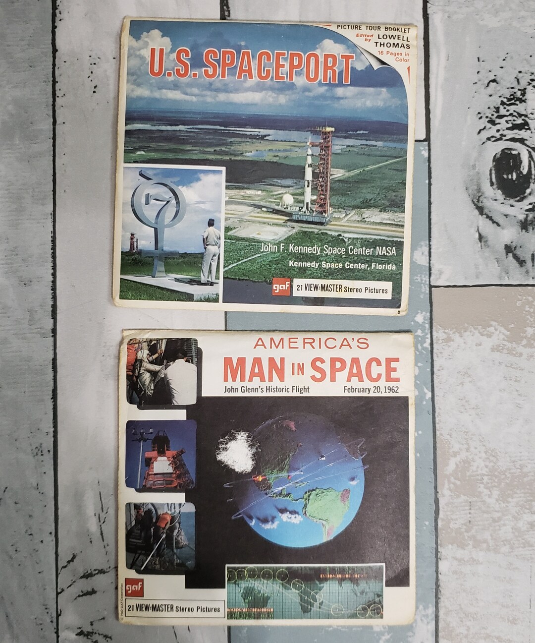Vintage 1960s – Lot of 2 Different Space View Master Sets by Gaf - Etsy