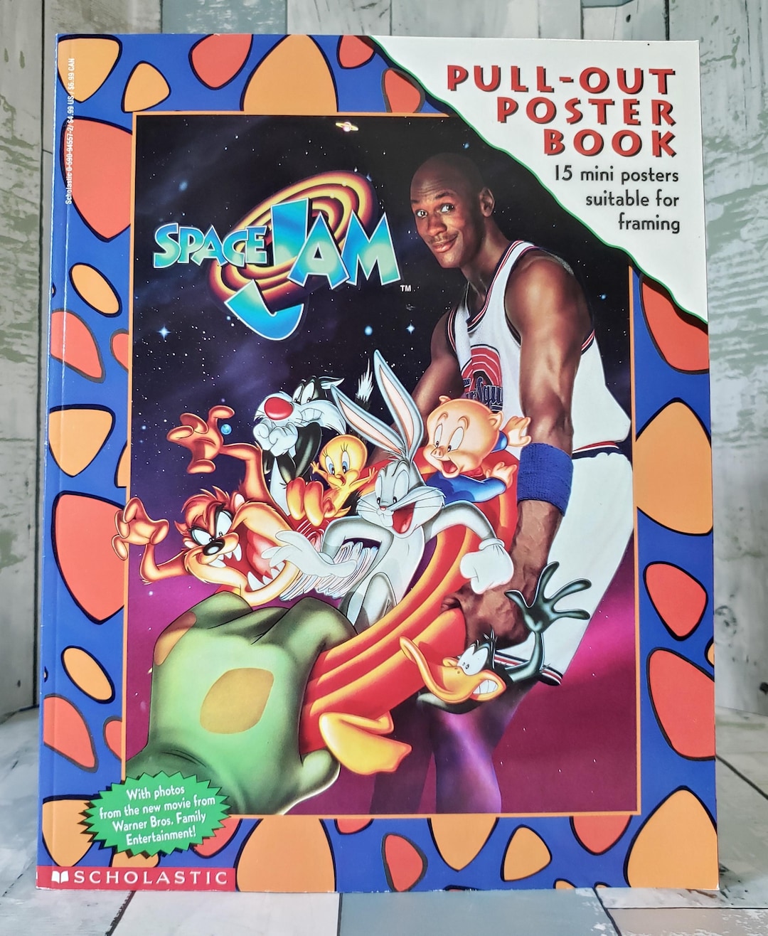 1996 SPACE JAM Pull-out Poster Book – Featuring Michael Jordan and the ...
