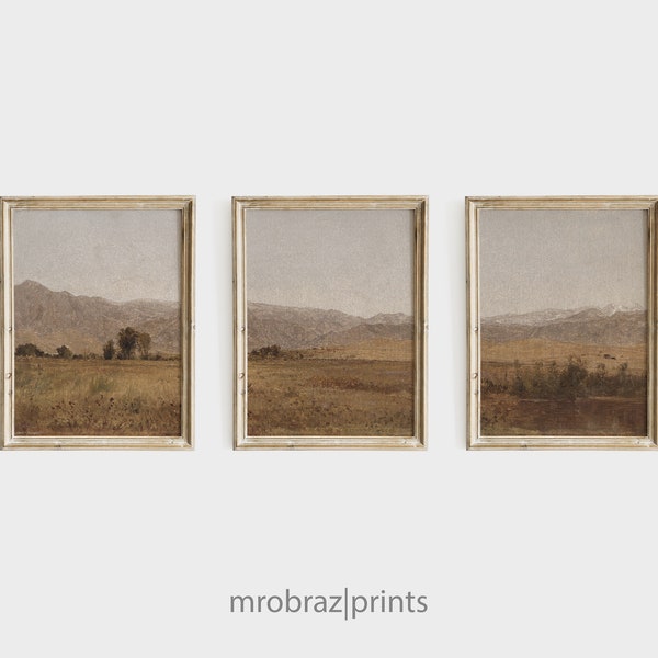 Three Panel Landscape Wall Art - Etsy