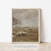 Vintage Triptych Landscape Print Set of 3 Oil Paintings, French ...