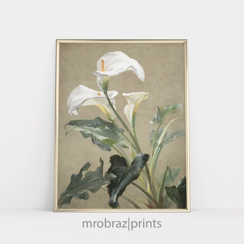 Calla Lily Painting - Etsy