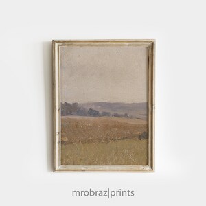 Vintage Triptych Landscape Print Set of 3 Oil Paintings, French ...