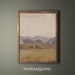 Vintage Triptych Landscape Print Set of 3 Oil Paintings, French ...