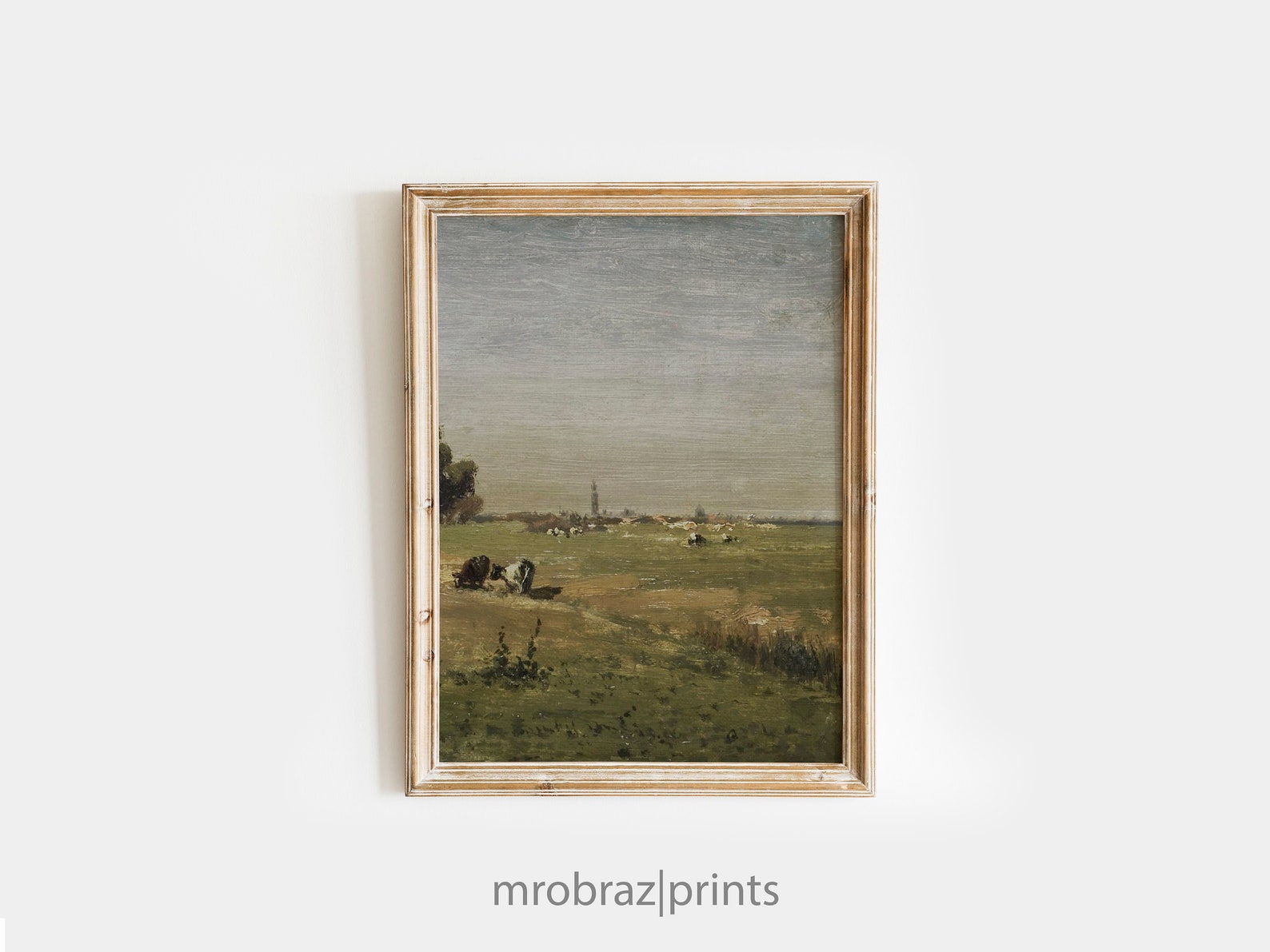 Vintage Triptych Landscape Print Set of 3 Oil Paintings - Etsy