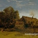 Vintage Triptych Landscape Print Set of 3 Oil Paintings, French ...