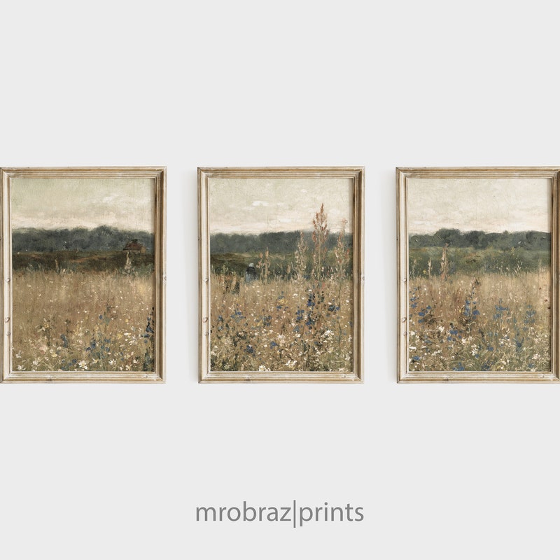 Landscape Triptych - Etsy