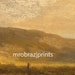 Vintage Triptych Landscape Print Set of 3 Oil Paintings, French ...
