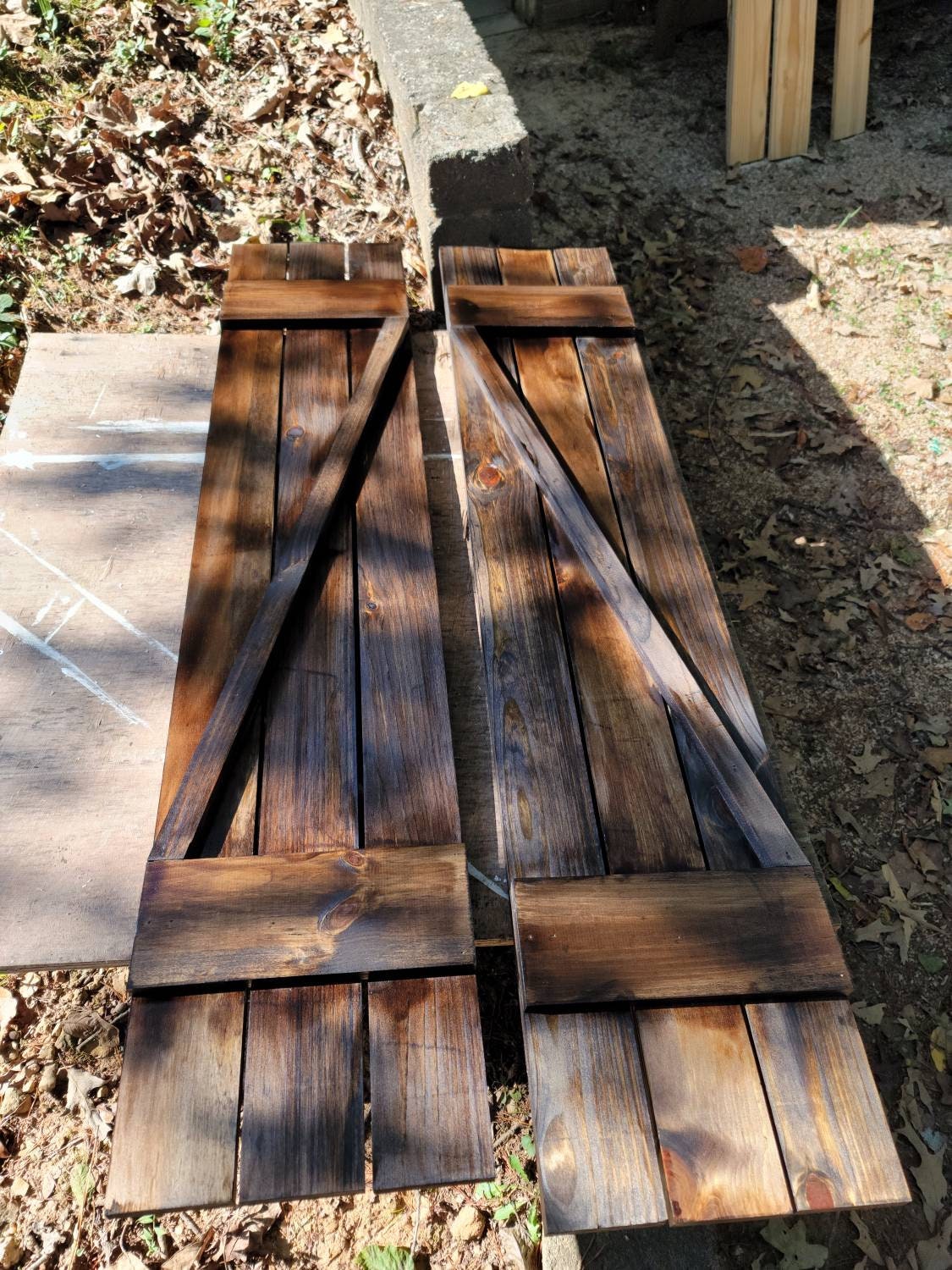 Farmhouse Shutters Rustic Shutters Interior or Exterior Z - Etsy