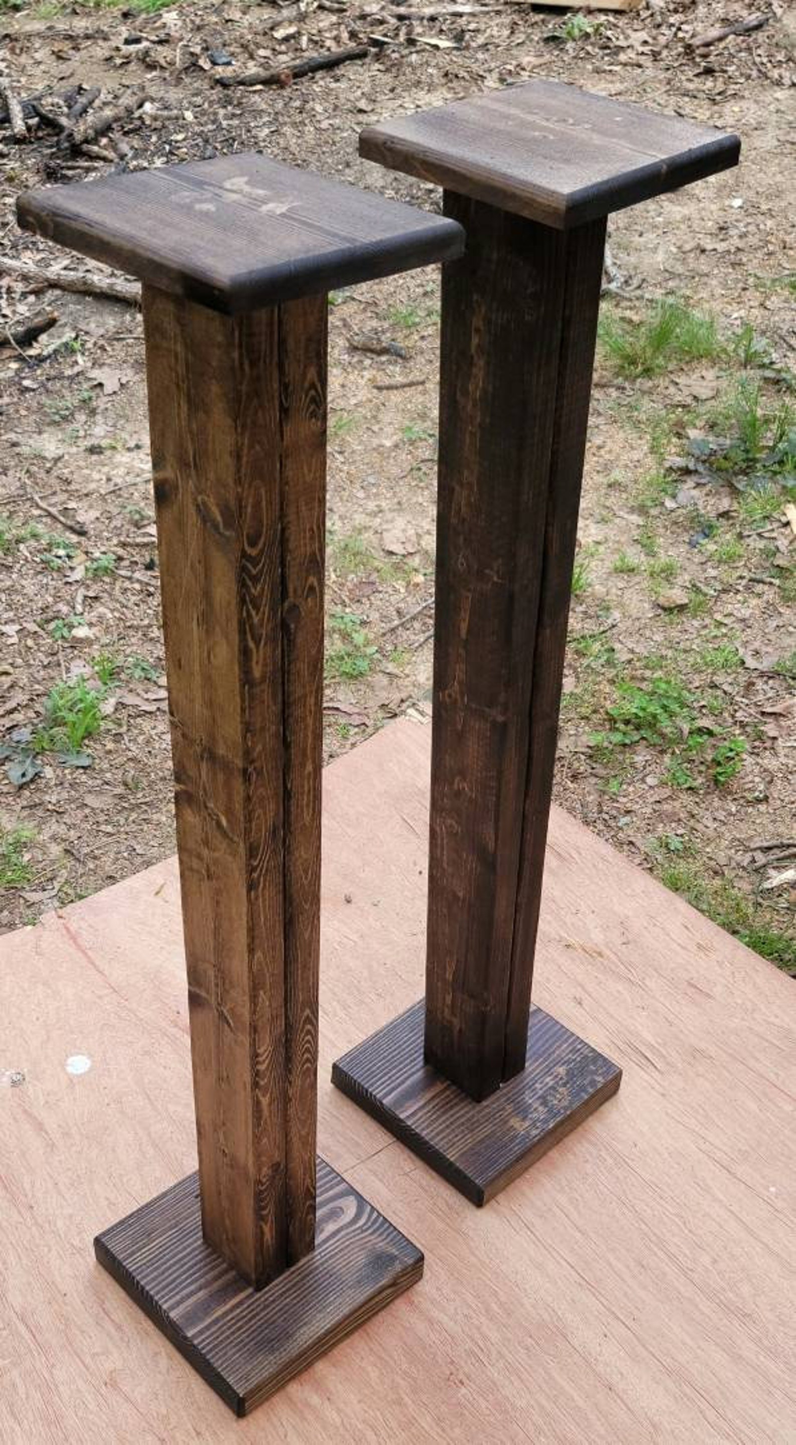 Audio Speaker Stands. Solid Wood. Movie Sound. Boom Box - Etsy