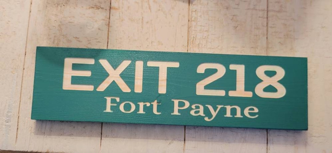 Customized Exit Sign. Interstate Exit Sign. Hometown Exit. - Etsy
