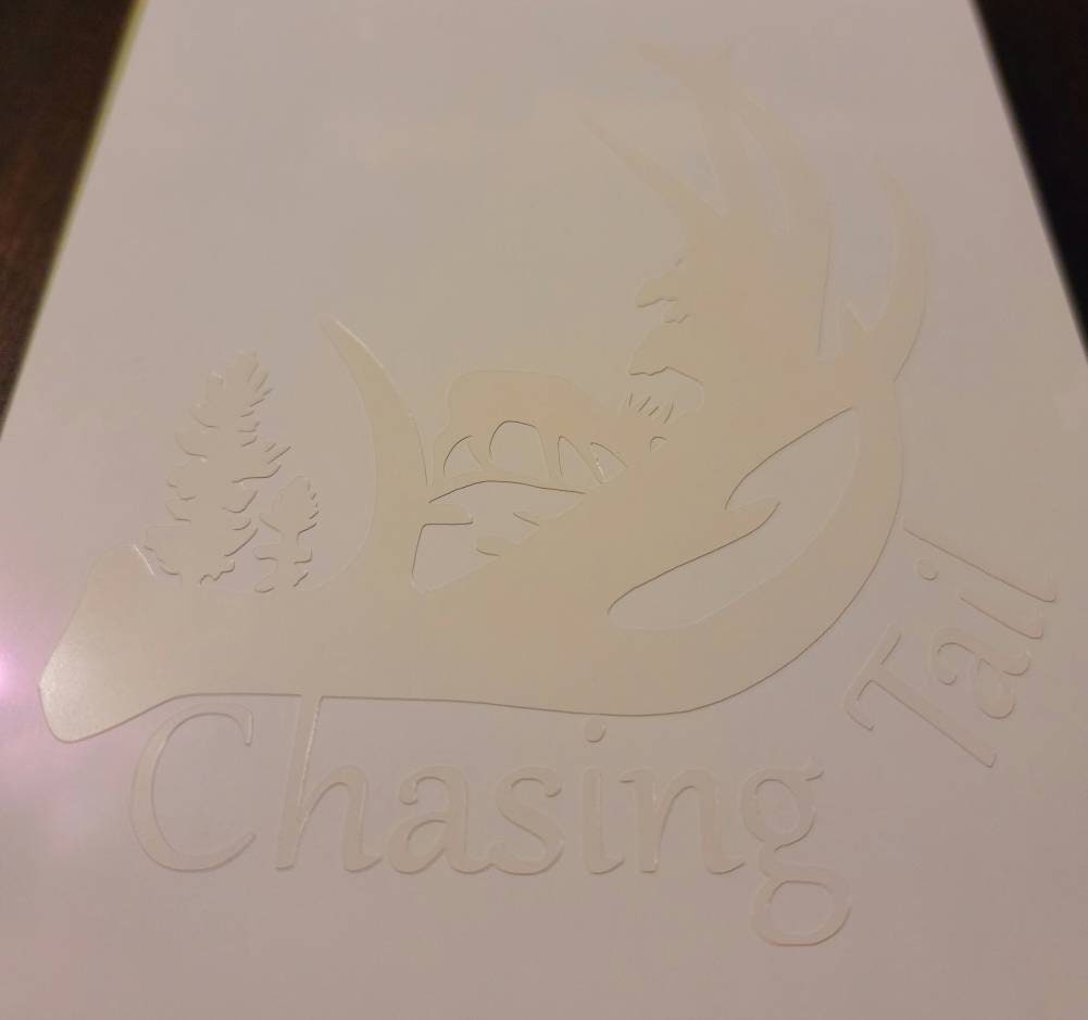 Chasing Tail Hunting Decal. Deer. Woods. Hunting. - Etsy
