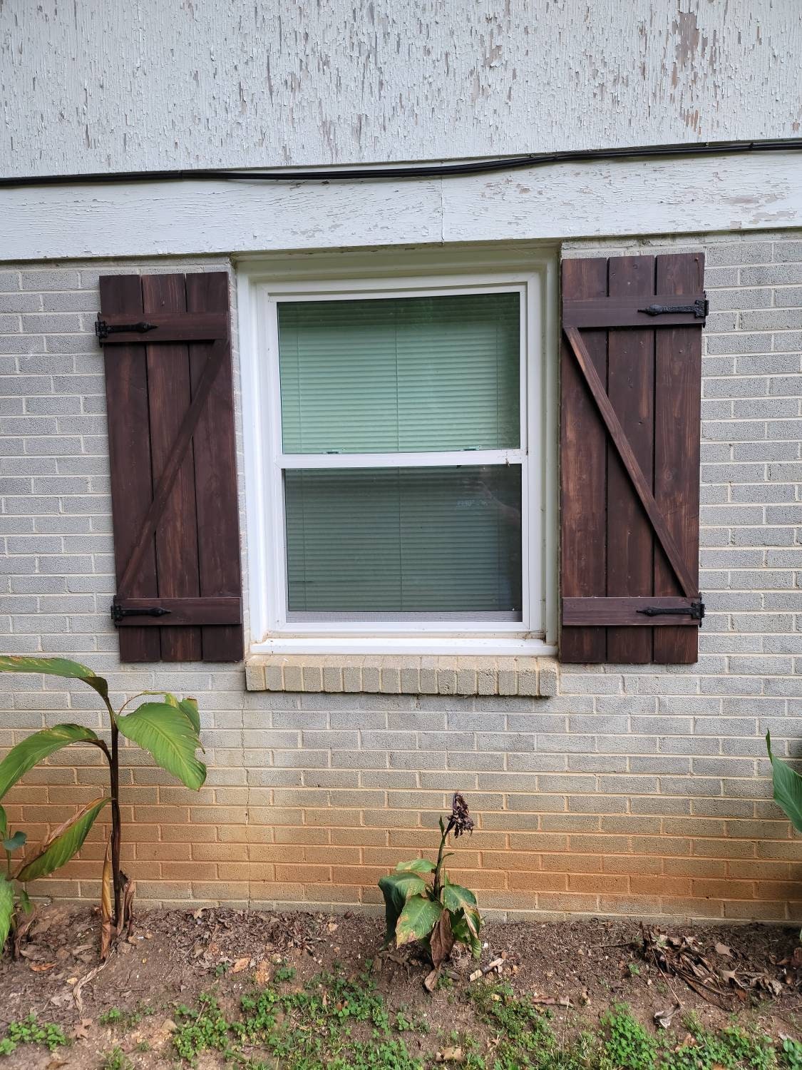 Farmhouse Shutters Rustic Shutters Interior or Exterior Z - Etsy