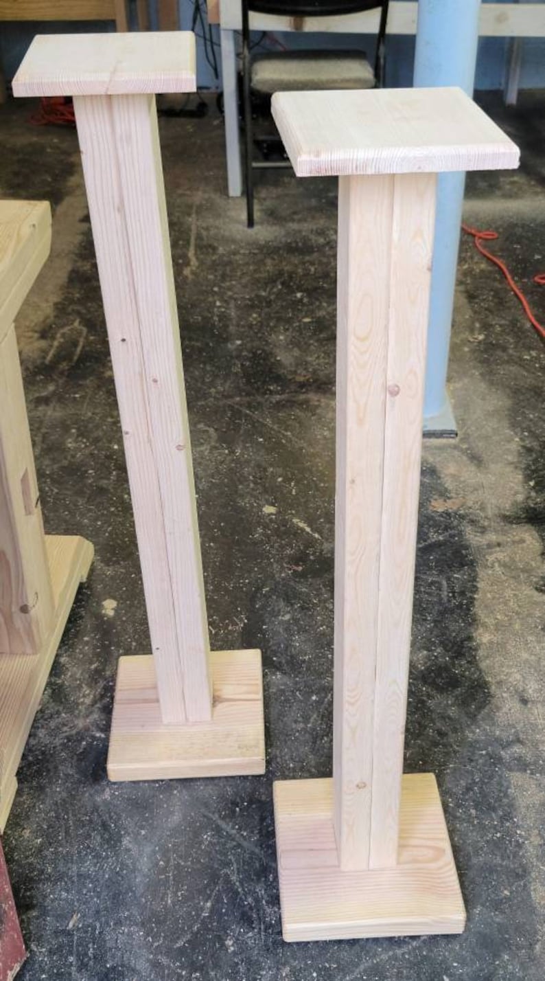 Audio Speaker Stands. Solid Wood. Movie Sound. Boom Box - Etsy