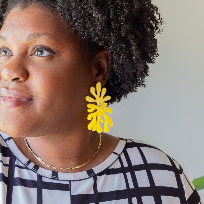 Abstract Earrings - Etsy