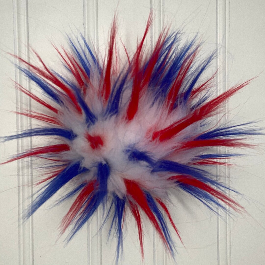 RWB Spiky Pom - Etsy