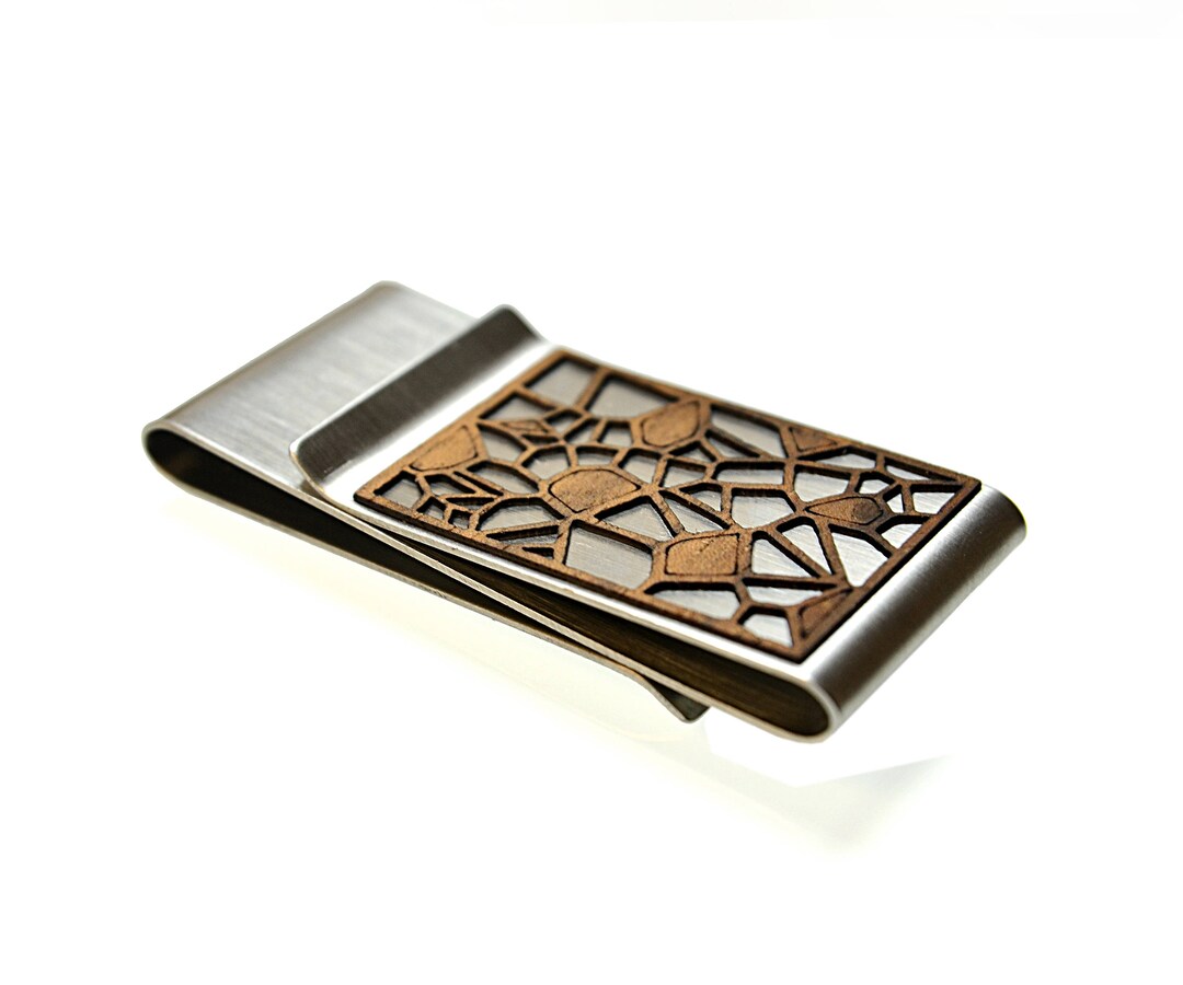 Womens Money Clip, Wood Money Clip, Double Sided Money Clip, Money Clip ...
