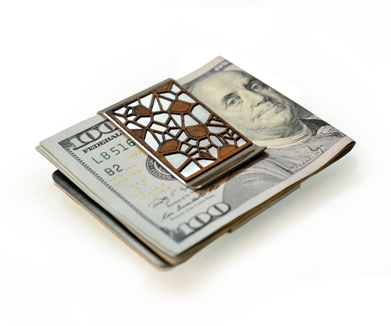 Womens Money Clip Wood Money Clip Double Sided Money Clip - Etsy