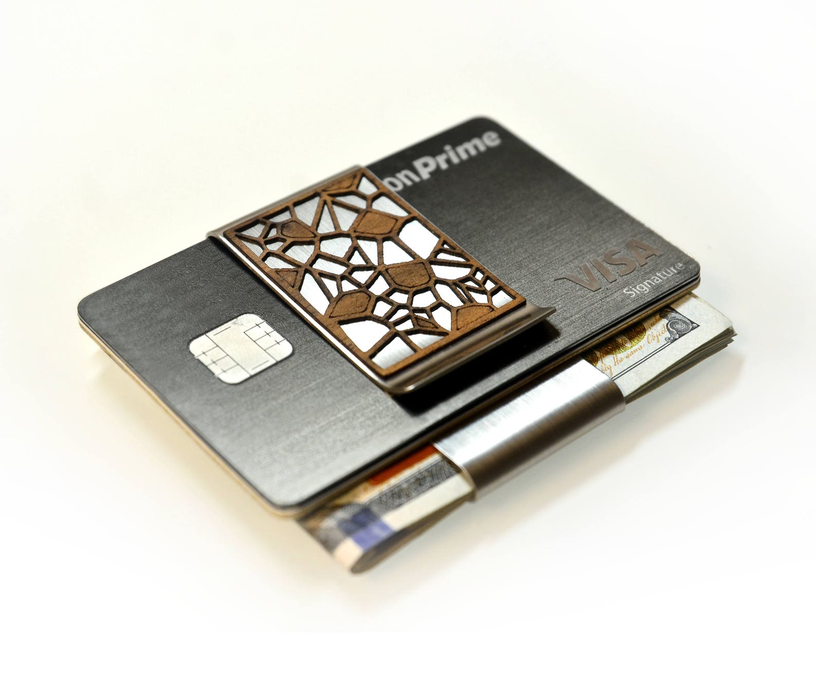 Womens Money Clip, Wood Money Clip, Double Sided Money Clip, Money Clip ...