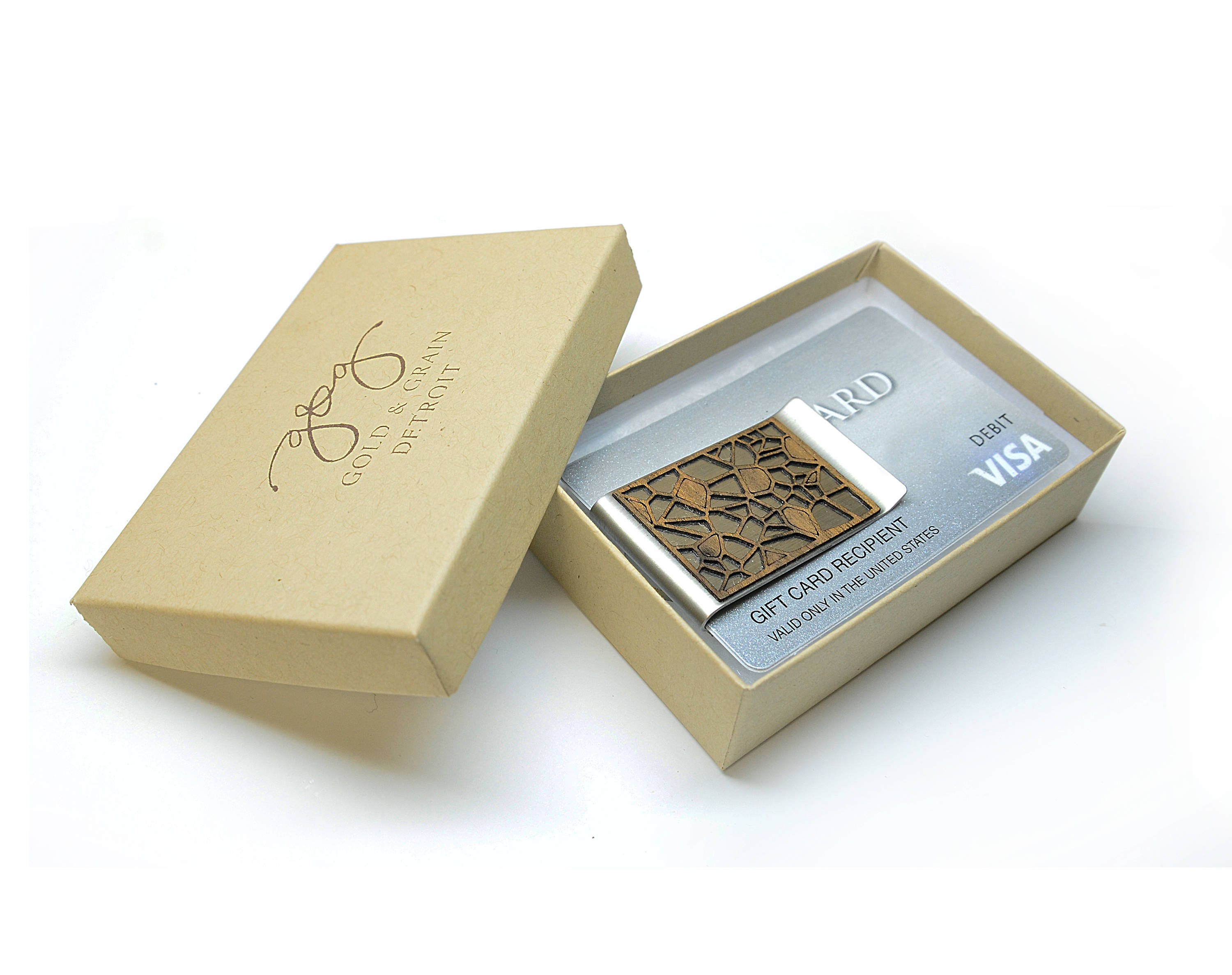 Womens Money Clip, Wood Money Clip, Double Sided Money Clip, Money Clip ...