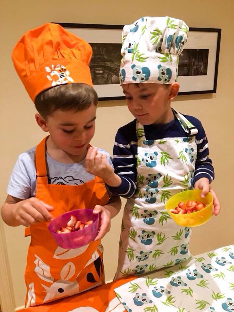 Organic Koala Kids Apron - Australian Gift for Kids - Kids Cooking ...
