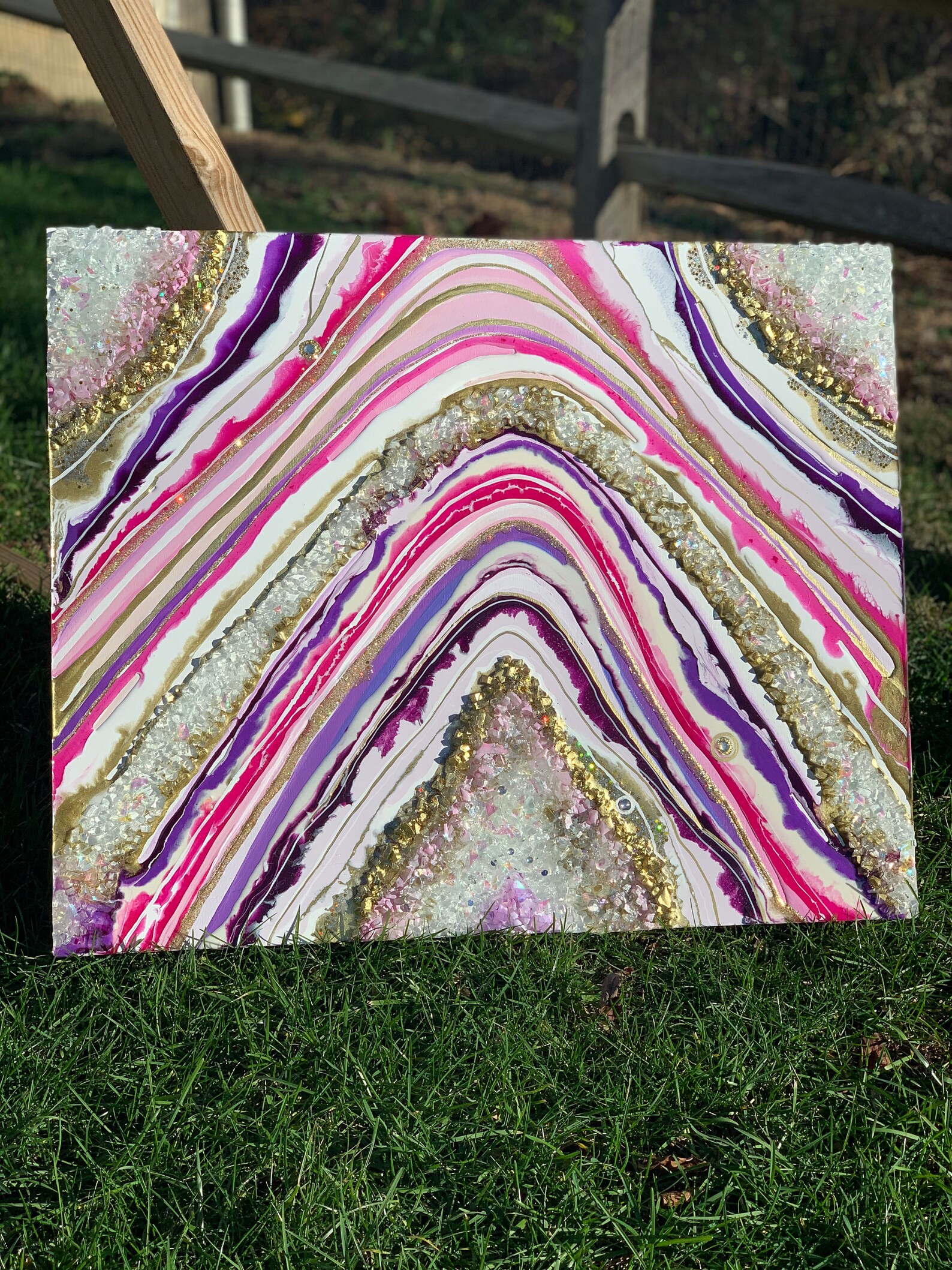 Custom Geode Artwork - Etsy
