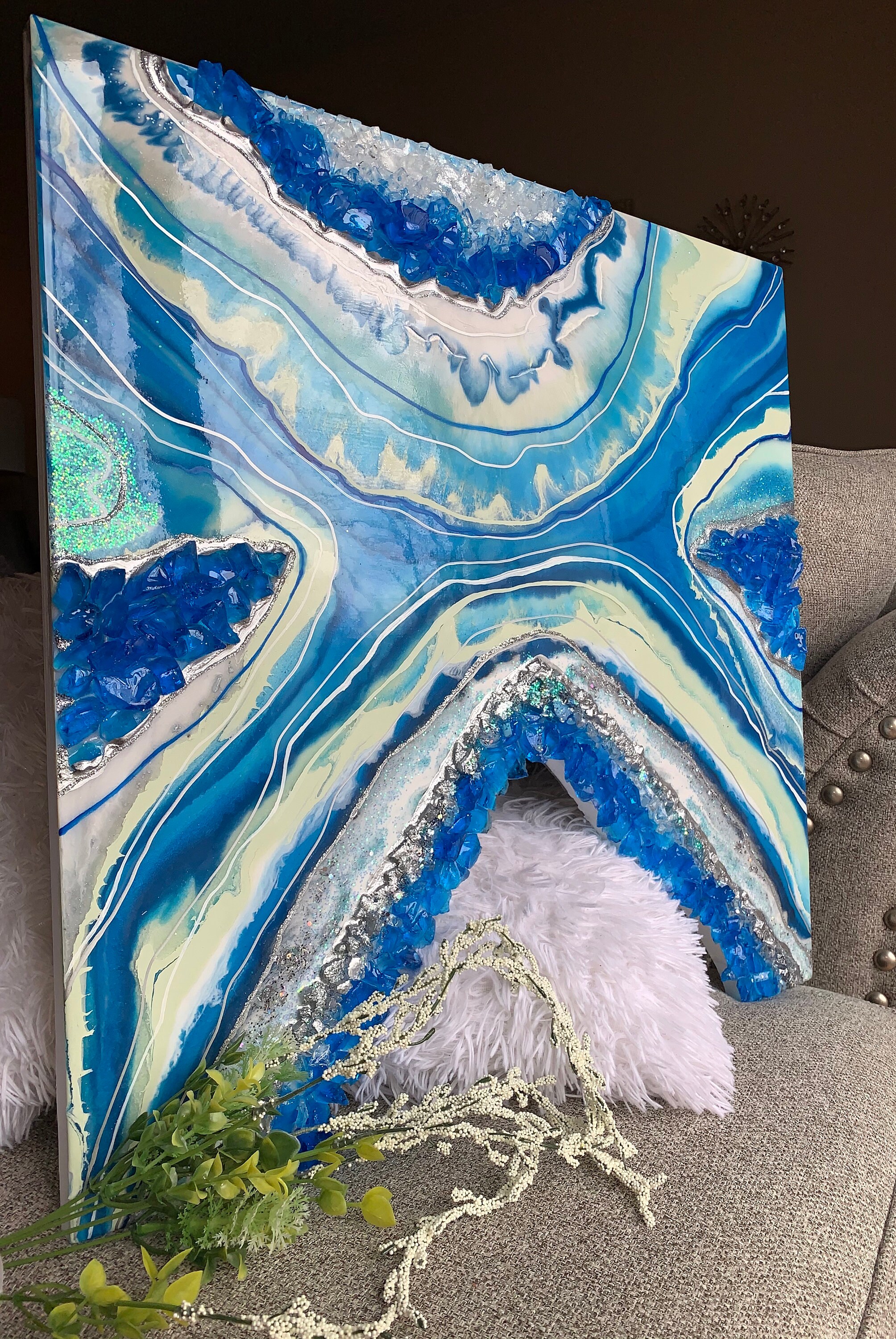 Custom Geode Artwork - Etsy