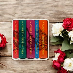 ACOTAR Book Spine Covers | A Court of Thornes and Roses Book Series - Etsy