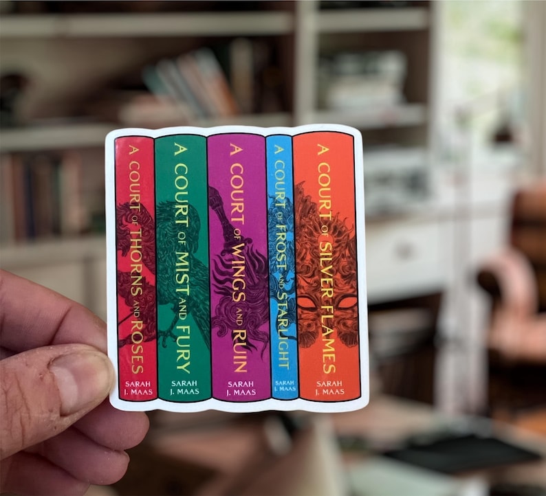 ACOTAR Book Spine Covers | A Court of Thornes and Roses Book Series - Etsy