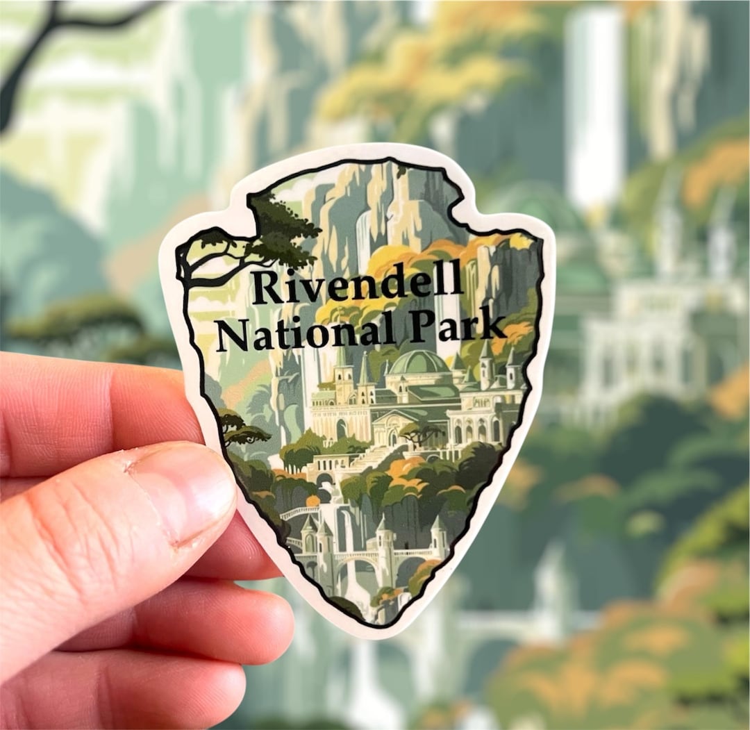 Rivendell National Park Sticker - Etsy