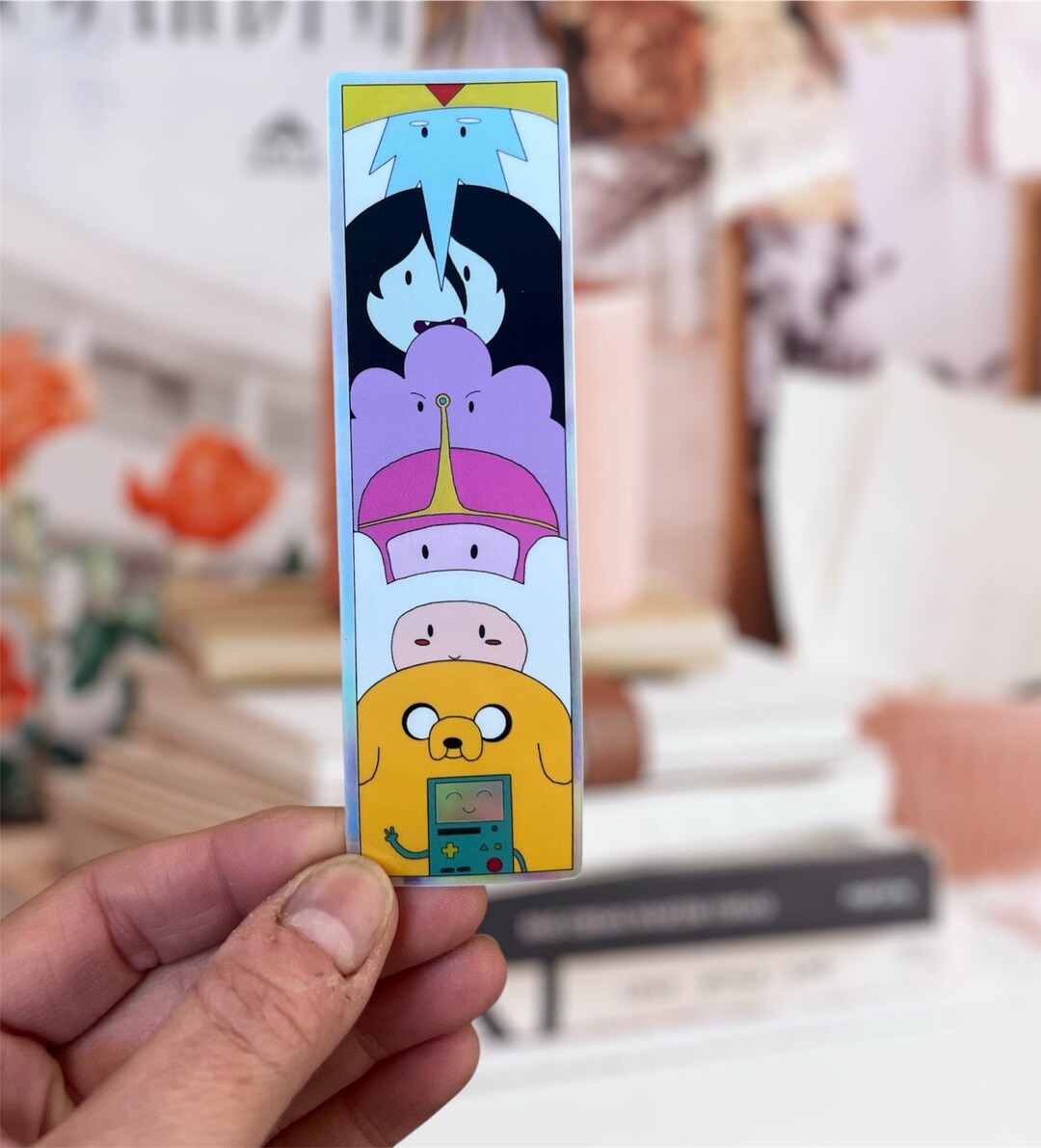 Adventure Time Characters Holographic Sticker | Jake, Fin, BMO ...