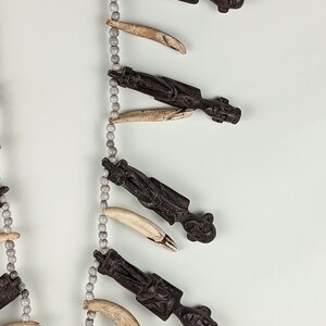 Dayak Chief Tribal Necklace Pectoral Carved Ancestor Figures 19th ...