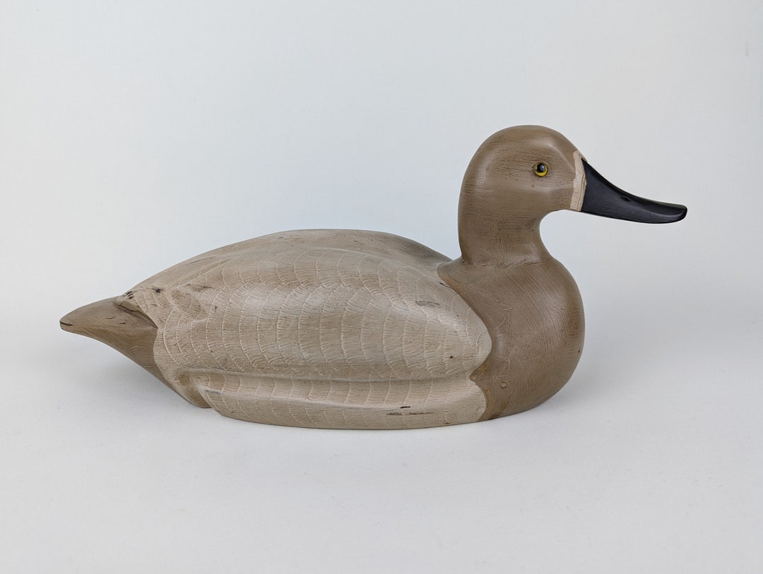 Gary Lowenthal Canvasback Hen Decoy Goldeneye Duck Hand Carved and ...