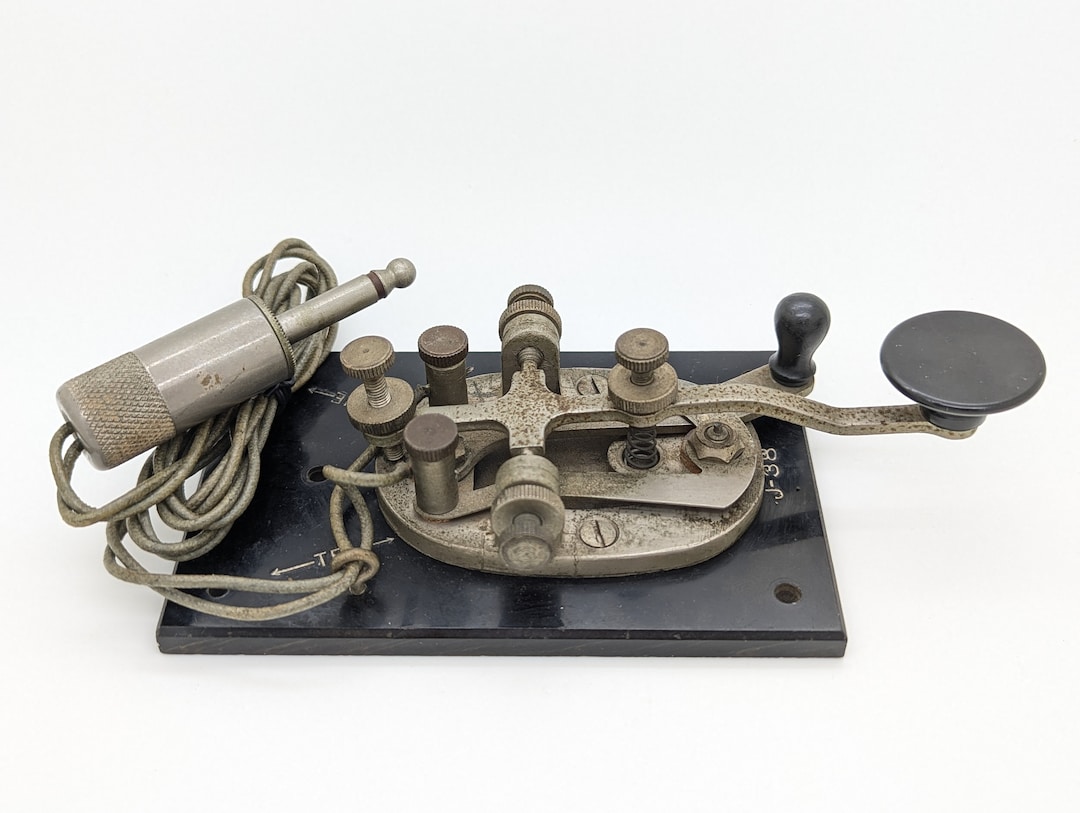 Morse Code J-38 Key WWII With Wire and Connector Telegraph Key - Etsy
