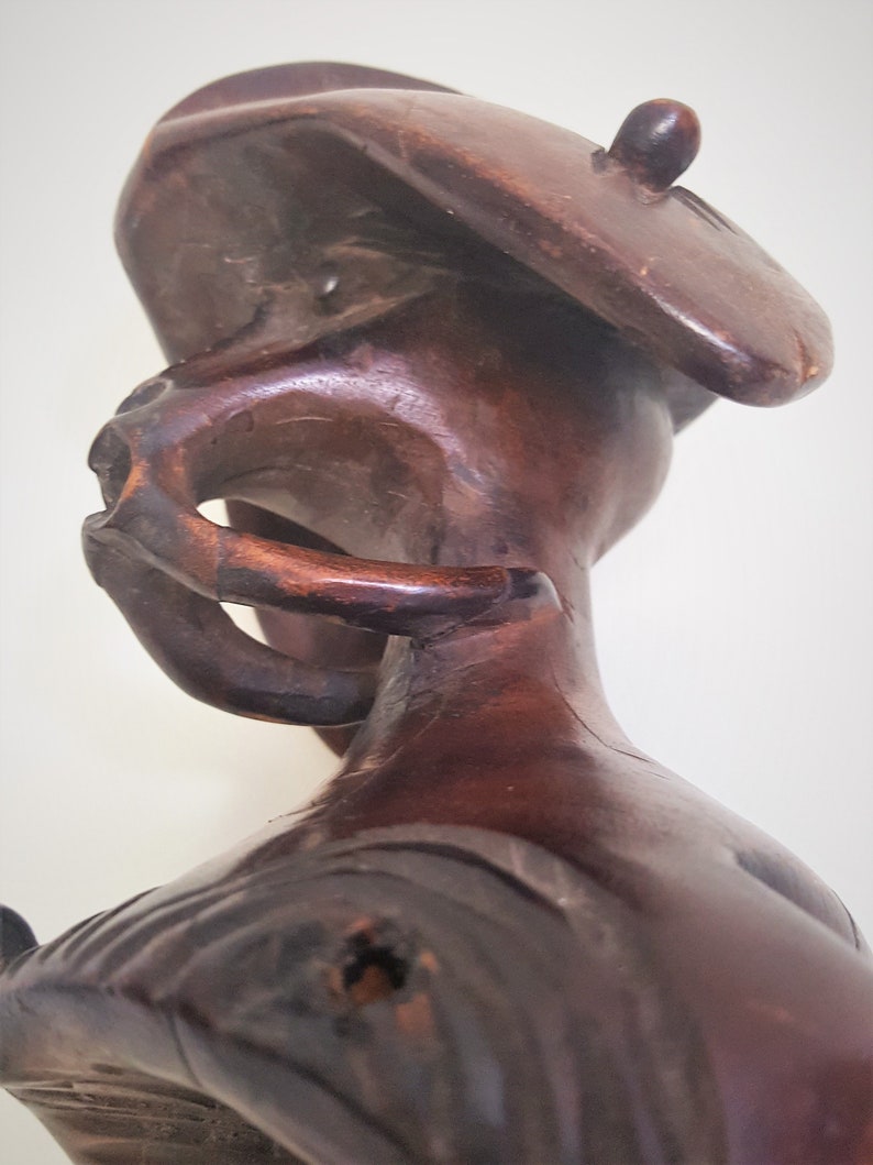 Mumuye Tribal Art Wooden Sculpture of a Spirit Ancestor Figure ...