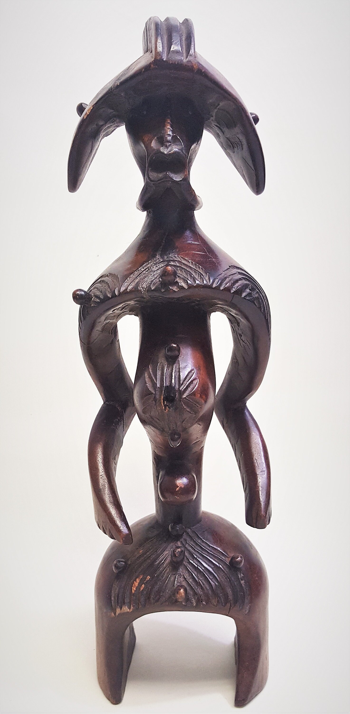 Mumuye Tribal Art Wooden Sculpture of a Spirit Ancestor Figure ...