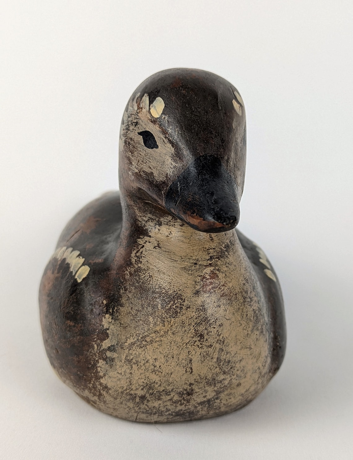 Sarreid Duck Decoy Handmade and Hand-painted Solid Wood 9 Inches Long ...