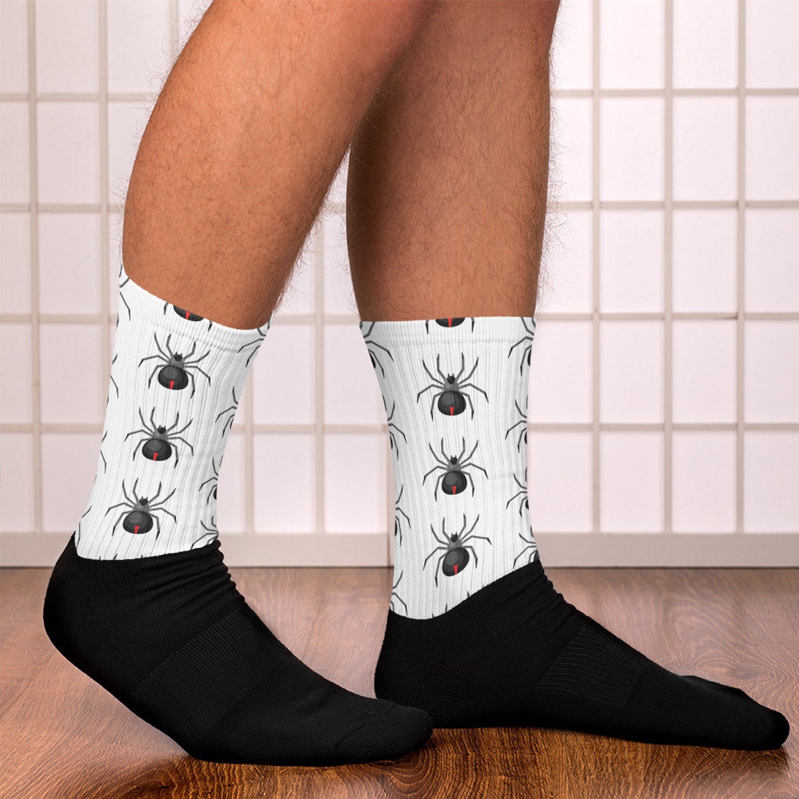 Spider Socks Halloween Socks Gifts Festive Gag - Etsy UK