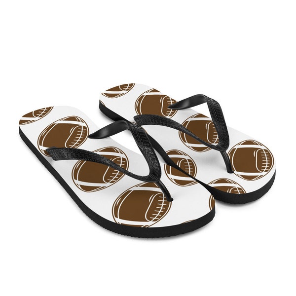 Football Flip Flops - Etsy