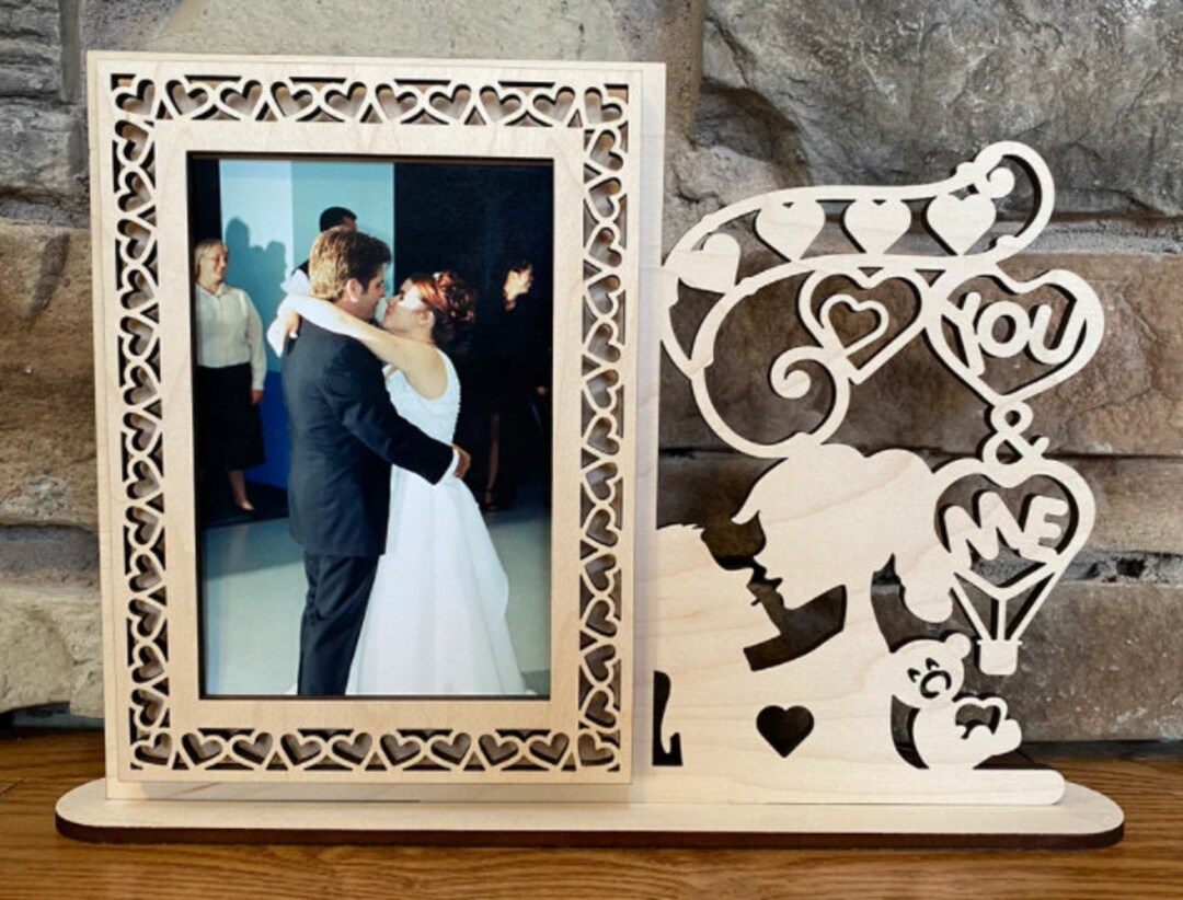 Love Birds Picture Frame, Personalized Option, You and Me Frame - Etsy