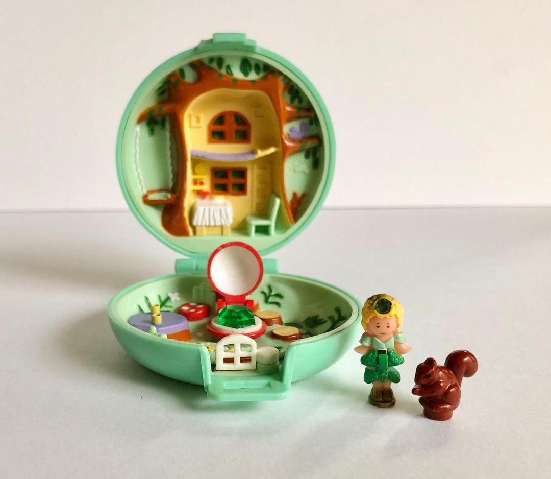 Vintage Bluebird Polly Pocket Jeweled Forest, Vintage Polly Pocket Play ...