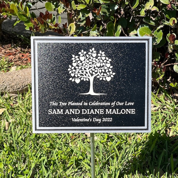 Memorial Tree Plaque - Etsy