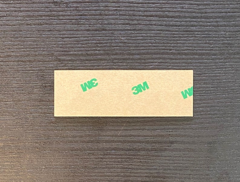 Laser Engraved 6" X 2" Gold Plate W/square Corners and Adhesive Backing ...