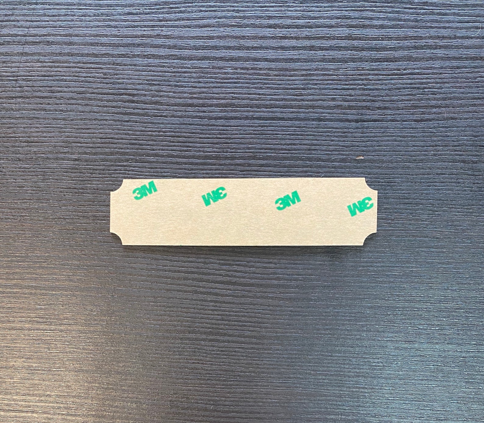 Laser Engraved 4 X 1 Gold Plate W/notched Corners and Adhesive Backing ...