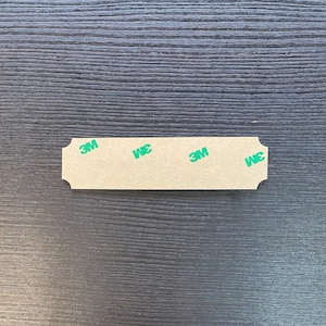 Laser Engraved 4" X 1" Gold Plate W/notched Corners and Adhesive ...