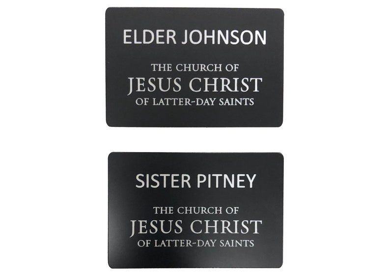 Printable Missionary Name Tag Printable World Holiday