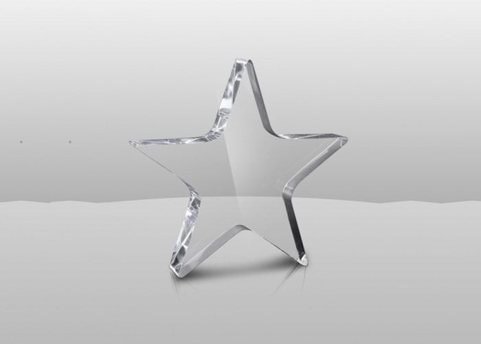 Custom Engraved Clear Star Acrylic Award – 5 1/4”. Personalized Gift ...