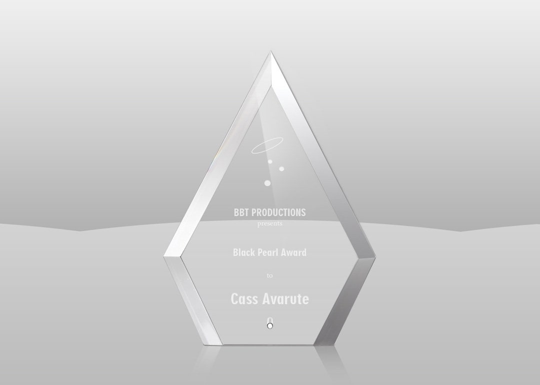 9” Arrowhead Acrylic – Custom Engraved Economy Award - Recognition ...