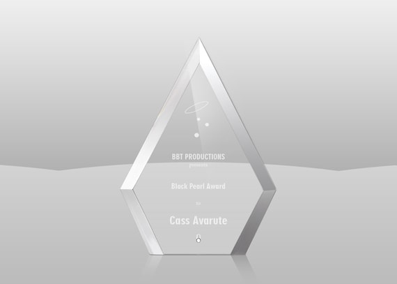 9 Arrowhead Acrylic Custom Engraved Economy Award | Etsy