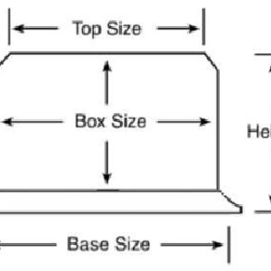 High Gloss Black Wood Base Display 2 1/4 H X 3 1/2 W for Urn, Cup, Vase ...